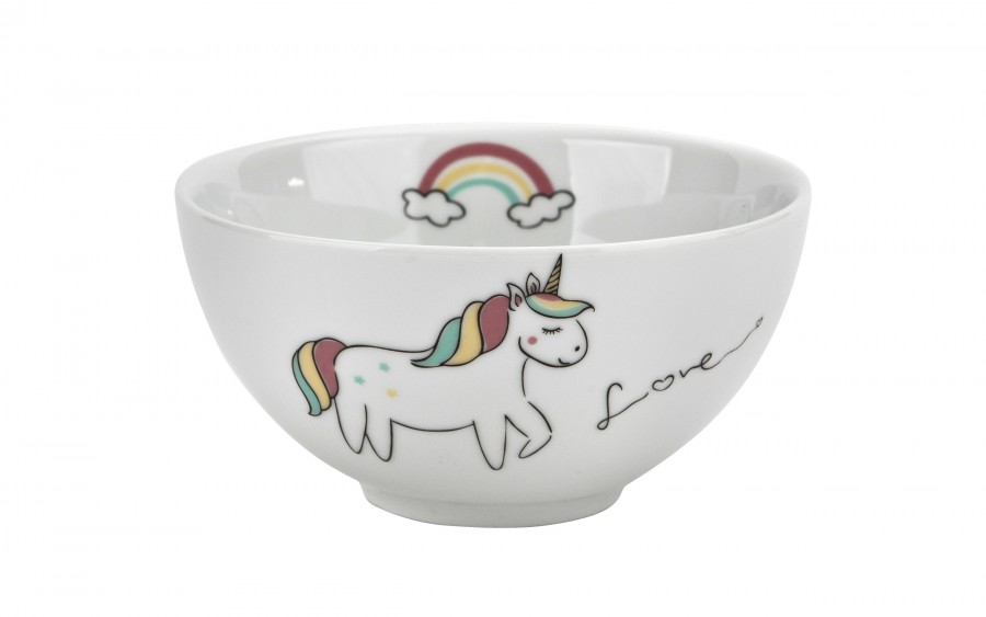 Zestaw naczyń dla dzieci Jednorożec porcelanowy - Witek Home Zestaw naczyń dla dzieci Jednorożec porcelanowy - Witek Home