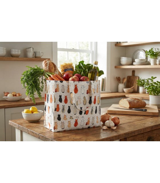 Torba zakupowa shopper PVC Ulster Weavers Cats in Waiting 39 cm - Witek ...