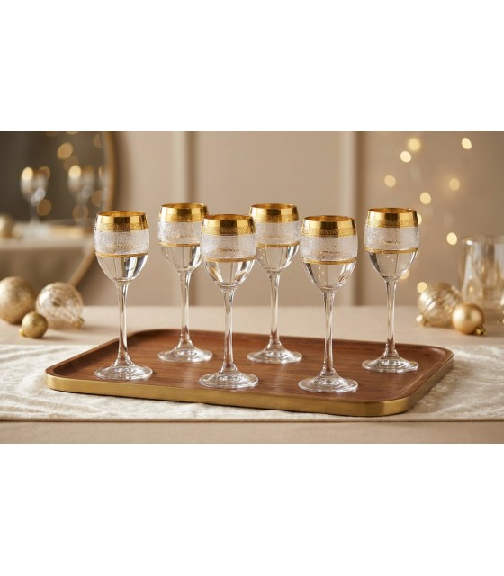 Zestaw 6 Kieliszków do likieru 50 ml Quatri - Witek Home