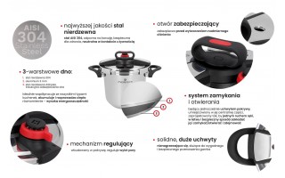 Szybkowar 7 L Klassiker GKS-6321 - Witek Home